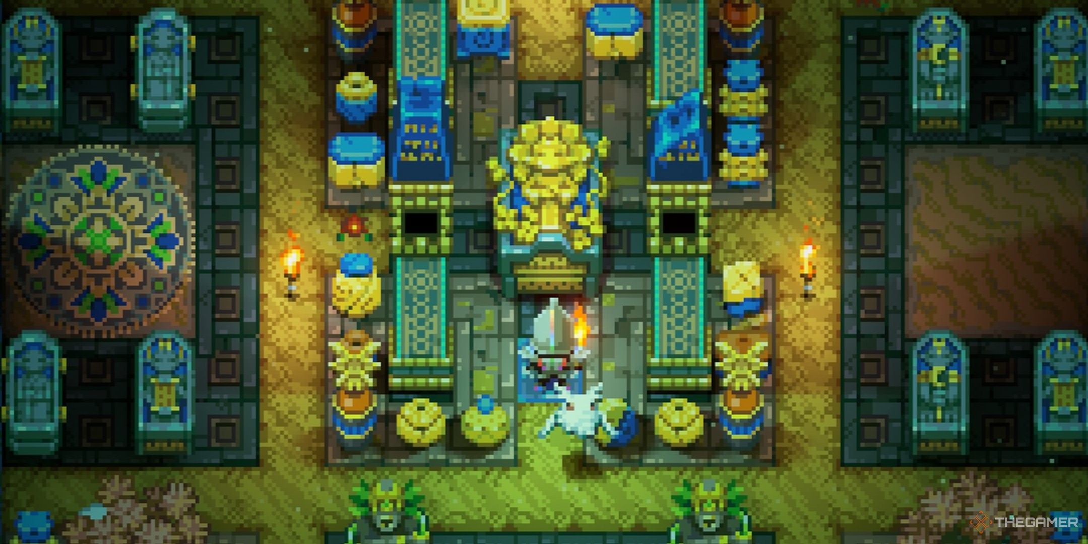 Core Keeper: Исследование Храма Титанов и получение комплекта Брони Богоизбранного